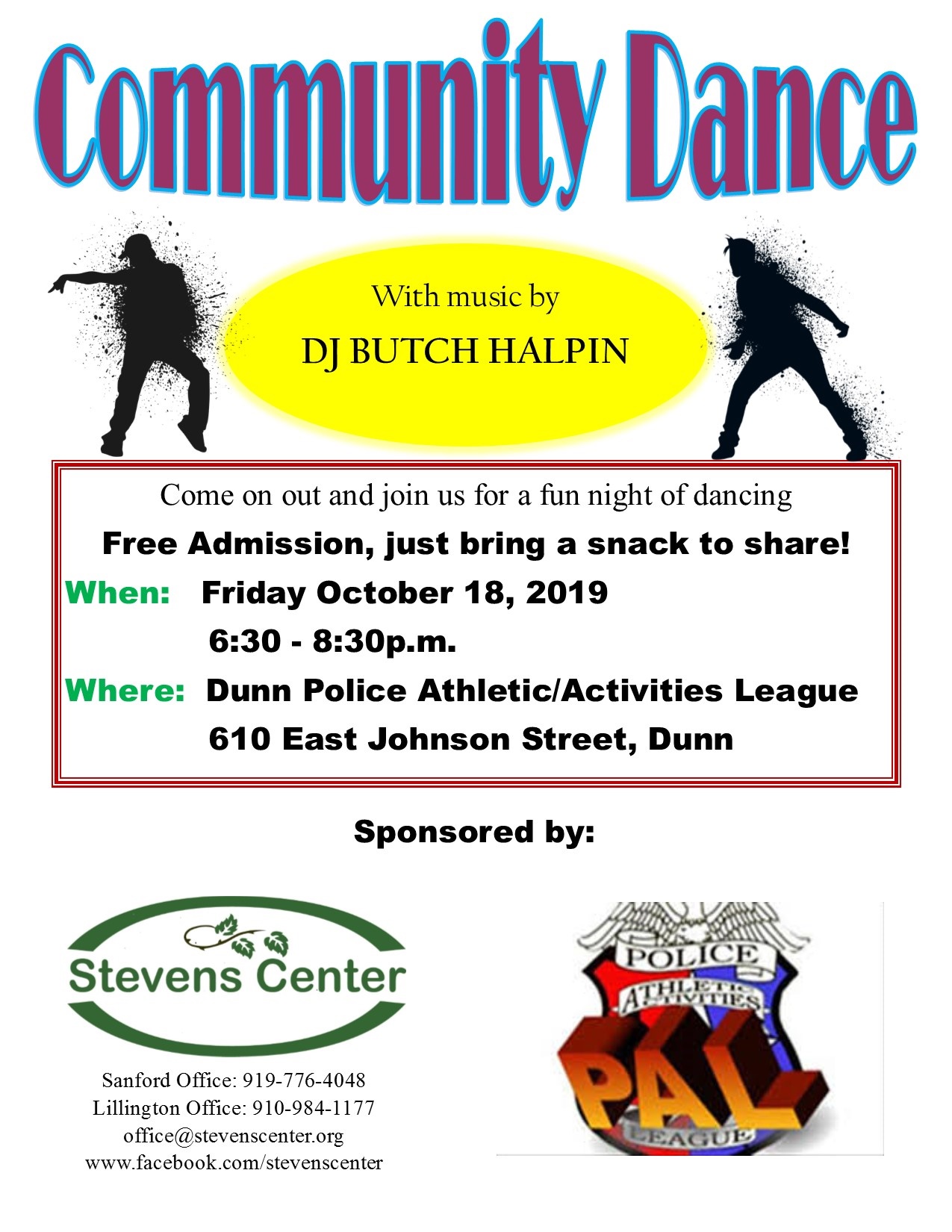 Dunn community dance10.18.19